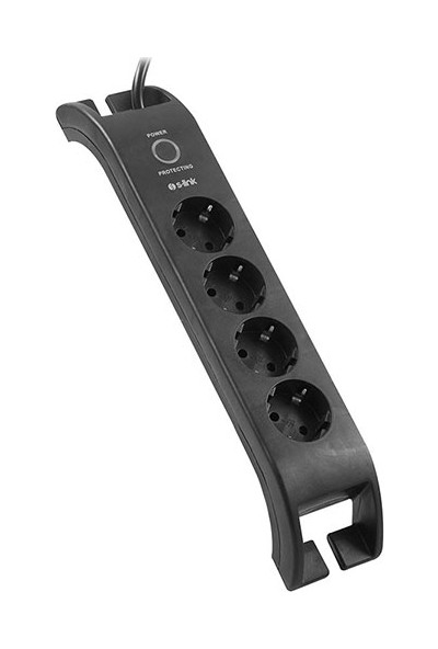 S-Link SPG3040 2m 900 Joule 4 'lü Akım Koruyucu Priz- Siyah S-Link SPG3040 2m 900 Joule 4 'lü Akım Koruyucu Priz- Siyah