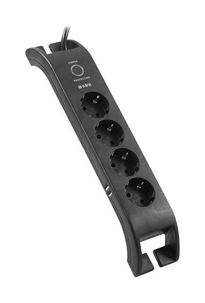 S-Link SPG3041 2m (2xusb) 900 Joule 4'li Akım Koruma Prizi-Siyah S-Link SPG3041 2m (2xusb) 900 Joule 4'li Akım Koruma Prizi-Siyah
