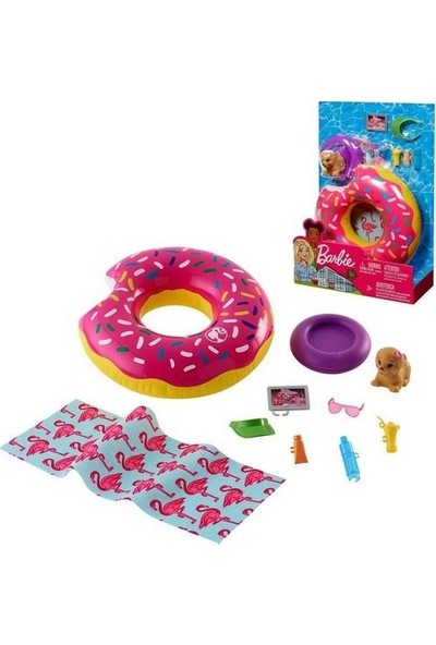 Barbie Mattel Barbie'nin Ev Dış Dekorasyon Deniz Aksesuarları FXG37 Barbie Mattel Barbie'nin Ev Dış Dekorasyon Deniz Aksesuarları FXG37