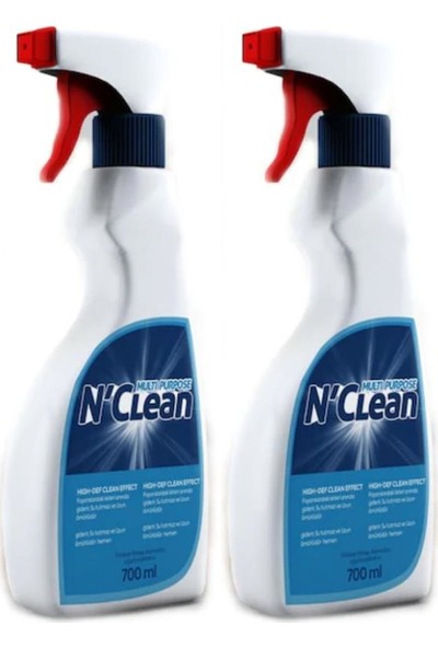 N'clean Ikili Paket Ultra Güçlü Mikrofiber Sprey Temizleyici N'clean Ikili Paket Ultra Güçlü Mikrofiber Sprey Temizleyici
