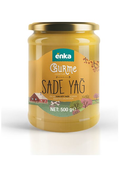 Enka Sadeyağ Cam Kavanoz 500 gr Enka Sadeyağ Cam Kavanoz 500 gr