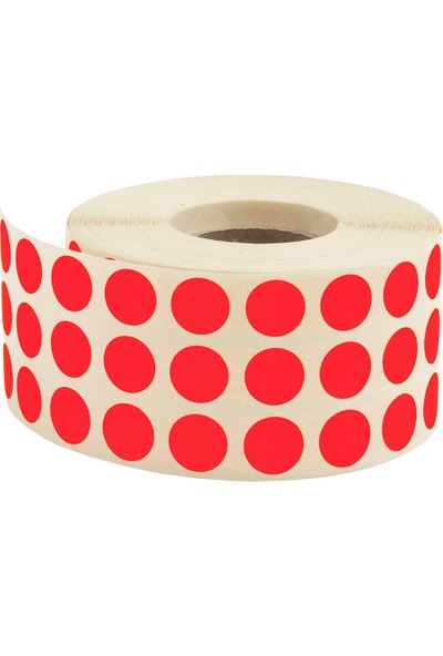 Jokey Kırtasiye Nokta Etiket 10 mm 5000 Etiket Kırmızı Jokey Kırtasiye Nokta Etiket 10 mm 5000 Etiket Kırmızı