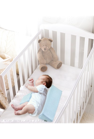 Babyjem Bebek Güvenli Uyku Yastığı Mavi