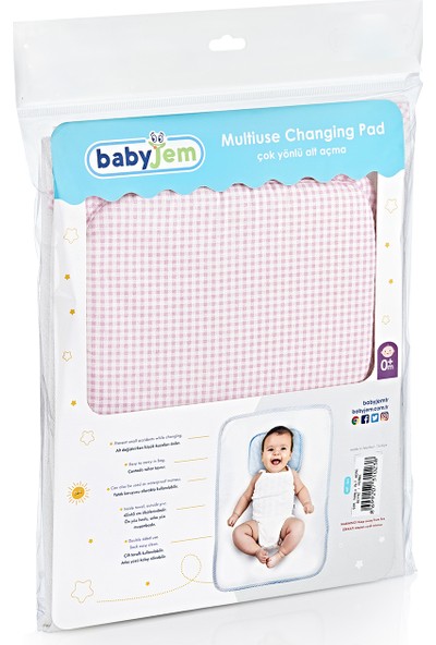 Babyjem Çok Yönlü Alt Açma Beyaz Mavi Babyjem Çok Yönlü Alt Açma Beyaz Mavi
