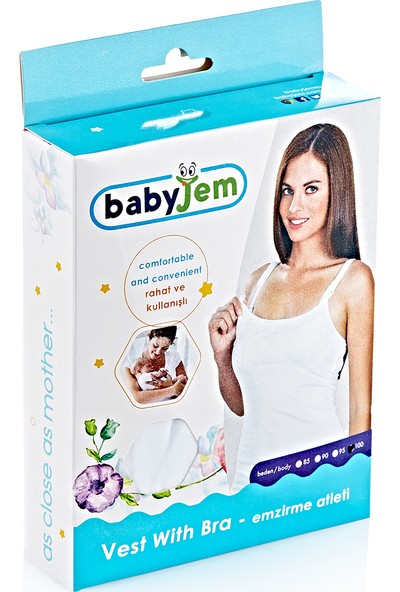 Babyjem Emzirme Atleti 85 Bd Beyaz