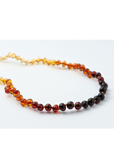 Baby Jem Babyjem Kehribar Bebek Kolyesi Gökkuşağı