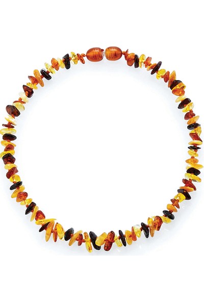 Babyjem Kehribar Bebek Kolyesi Karışık Renk