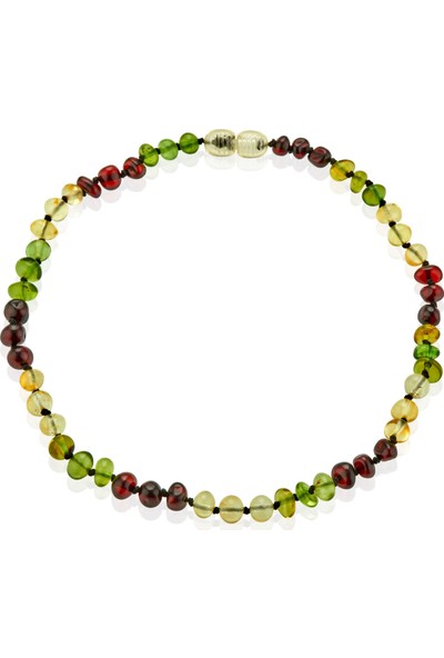 Baby Jem Babyjem Kehribar Bebek Kolyesi Yeşil