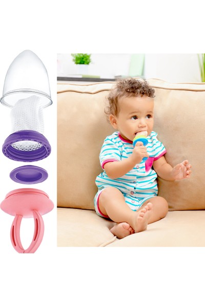 Babyjem Meyve Sebze Emziği Pembe Babyjem Meyve Sebze Emziği Pembe