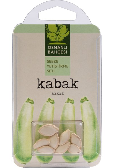 Osmanlı Bahçesi Kabak Sakız Tohumu + Organik Solucan Gübresi Paketi Osmanlı Bahçesi Kabak Sakız Tohumu + Organik Solucan Gübresi Paketi