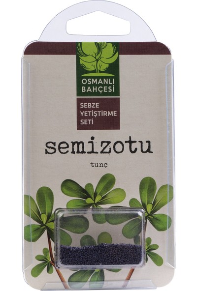 Osmanlı Bahçesi Semizotu Tohumu + Organik Solucan Gübresi Paketi