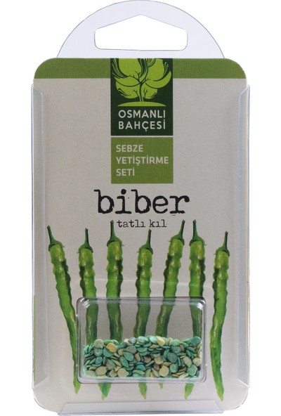 Tatlı Kıl Biber Tohumu + Organik Solucan Gübresi Paketi Tatlı Kıl Biber Tohumu + Organik Solucan Gübresi Paketi