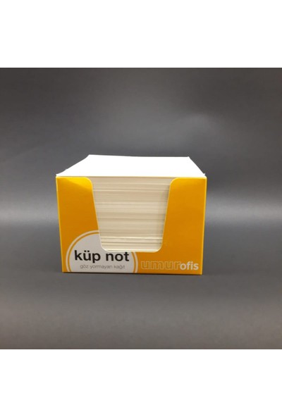 Umur Göz Yormayan Küp Blok Not Kağıdı Umur Göz Yormayan Küp Blok Not Kağıdı