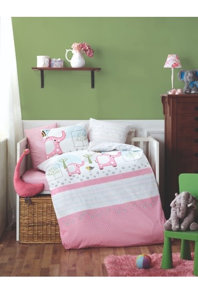 İpekçe Home Bebek Nevresim Takımı Elephant