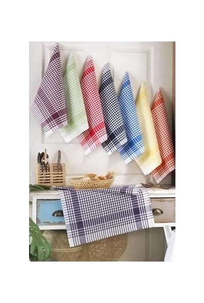 Elit Mutfak Havlusu Kurulama Bezi 8 Adet 8 Renk 50 x 70 cm Elit Mutfak Havlusu Kurulama Bezi 8 Adet 8 Renk 50 x 70 cm