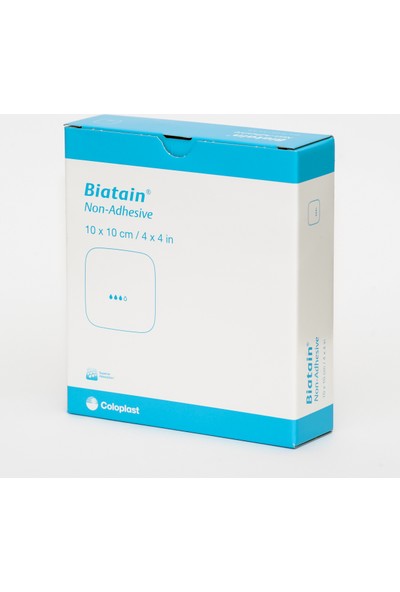 COLOPLAST Biatain Köpük Yara Örtüsü 10x10 cm Yapışkansız 10 Adet COLOPLAST Biatain Köpük Yara Örtüsü 10x10 cm Yapışkansız 10 Adet