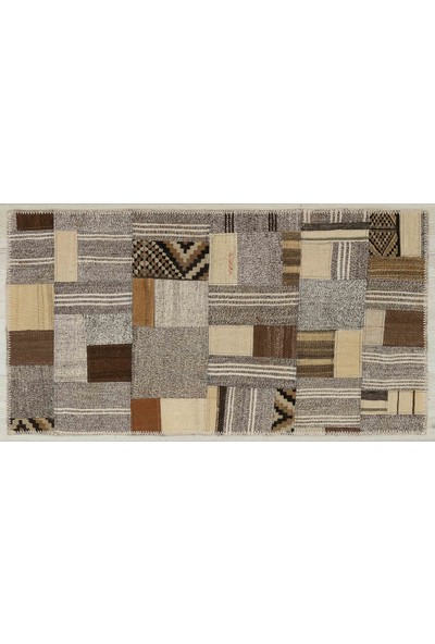 Sempati Halı Eşsiz Güzelliğe Sahip Patchwork Halı 80 x 150 cm Sempati Halı Eşsiz Güzelliğe Sahip Patchwork Halı 80 x 150 cm
