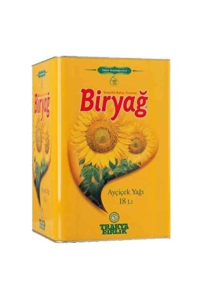 Biryağ Ayçiçek Yağı 18 Lt