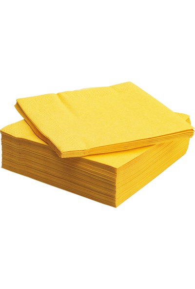 Ikea Fantastisk 50'Li Peçete Sarı 40X40 Cm Ikea Fantastisk 50'Li Peçete Sarı 40X40 Cm