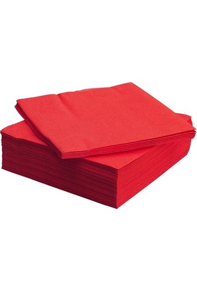 Ikea Fantastisk Kırmızı Peçete 40X40 Cm 50 Adet Ikea Fantastisk Kırmızı Peçete 40X40 Cm 50 Adet