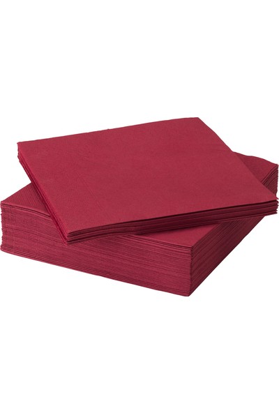 Ikea Fantastisk Koyu Kırmızı Peçete 40X40 Cm 50 Adet Ikea Fantastisk Koyu Kırmızı Peçete 40X40 Cm 50 Adet