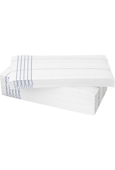 Ikea Verklighet Beyaz-Mavi Peçete 38X38 Cm 30 Adet Ikea Verklighet Beyaz-Mavi Peçete 38X38 Cm 30 Adet