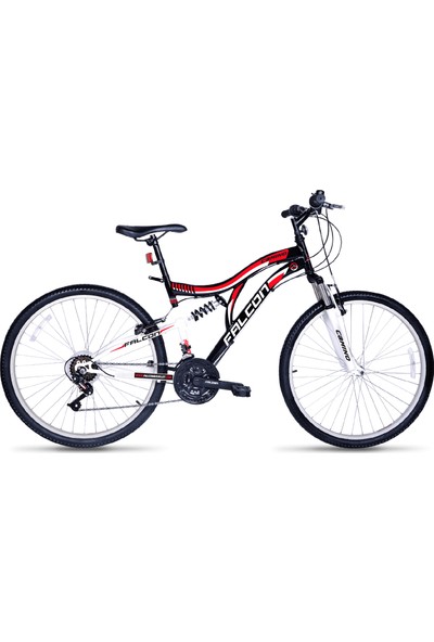 Falcon Camino 24 Jant Dv Çift Amortisörlü Bisiklet Siyah Kırmızı Falcon Camino 24 Jant Dv Çift Amortisörlü Bisiklet Siyah Kırmızı