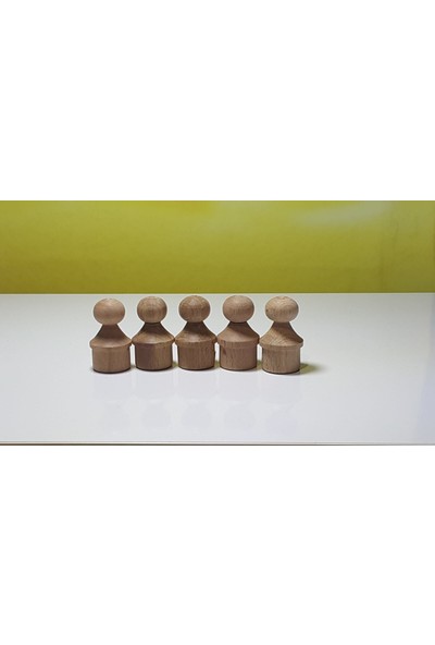 Ztshobi Ahşap Piyon Boyama 5'li Ztshobi Ahşap Piyon Boyama 5'li