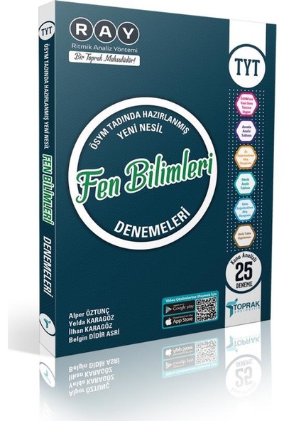 Toprak Yayıncılık TYT FEN BİLİMLERİ DENEME KİTABI Komisyon Toprak Yayıncılık TYT FEN BİLİMLERİ DENEME KİTABI Komisyon