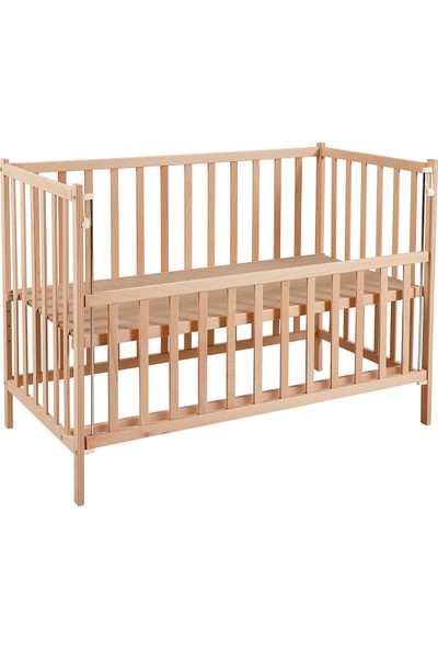 Pepper Kids Kott Ahşap Doğal Anne Yanı Beşik 4 Kademeli Lüx Bebek Beşiği 60 x 120 cm Pepper Kids Kott Ahşap Doğal Anne Yanı Beşik 4 Kademeli Lüx Bebek Beşiği 60 x 120 cm