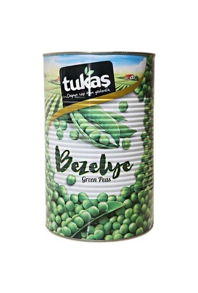 Tukaş Bezelye Konservesi 4250 gr Tukaş Bezelye Konservesi 4250 gr