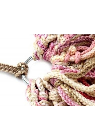 Angel Of Life Ip Örgülü Ahşap Hamak