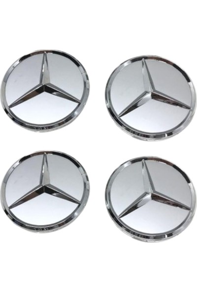 Blueoto Mercedes Gri Renk Jant Göbeği Kabartmalı Geçmeli Göbek Dış Çapı 60 mm (4'lü Set) Blueoto Blueoto Mercedes Gri Renk Jant Göbeği Kabartmalı Geçmeli Göbek Dış Çapı 60 mm (4'lü Set) Blueoto