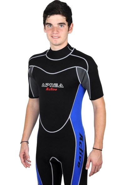 Apnea Sport 3mm Shorty Mavi-Siyah Apnea Sport 3mm Shorty Mavi-Siyah