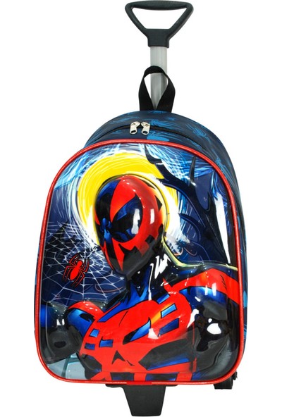 Yasemin Tekstil Anaokulu Çekçekli Çanta Örümcek Lacivert