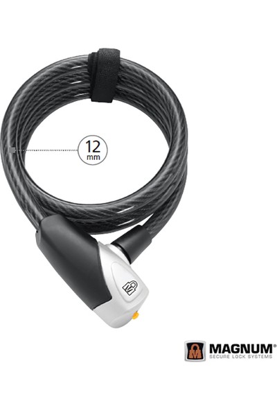 Magnum 12X120 Anahtarlı Bisiklet Kilidi 3024 Magnum 12X120 Anahtarlı Bisiklet Kilidi 3024