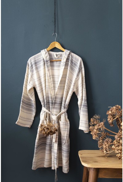 Issimo Home Nordıc Taslanmıs Pestemal Bornoz