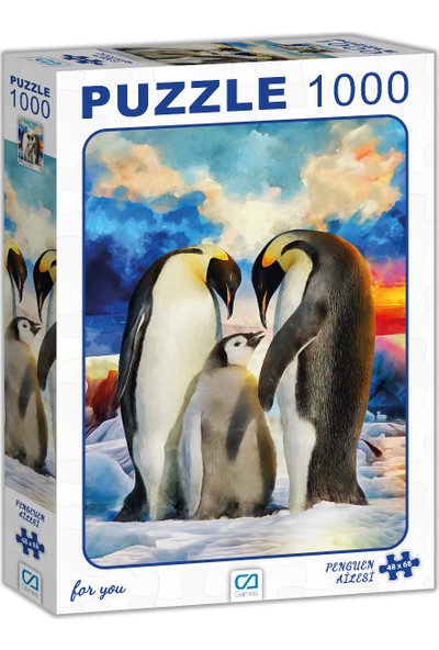 Ca Games Penguen Ailesi Puzzle 1000 Parça Ca Games Penguen Ailesi Puzzle 1000 Parça