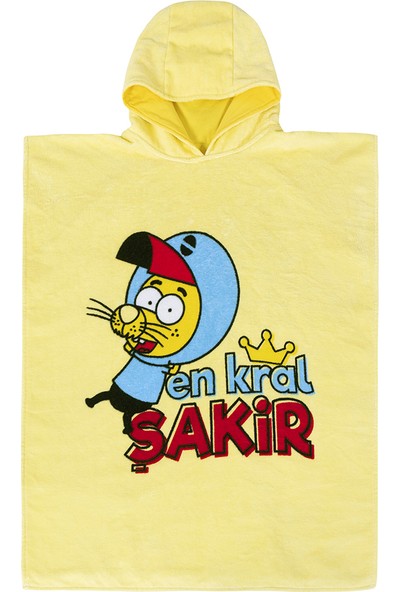 Miespiga Kral Şakir Lisanslı Havlu Panço- Şakir