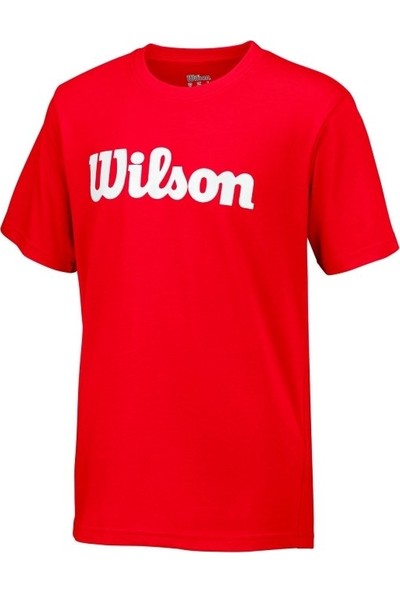 Wilson Script Cotton Tee Kadın T-Shirt WRA752504 Wilson Script Cotton Tee Kadın T-Shirt WRA752504