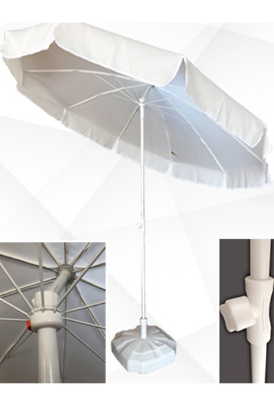 Sundesire 2 M. Eğilebilir Profesyonel Güneş Şemsiyesi ( Havuz, Plaj , Bahçe, Balkon, Teras, Cafe, Restaurant )