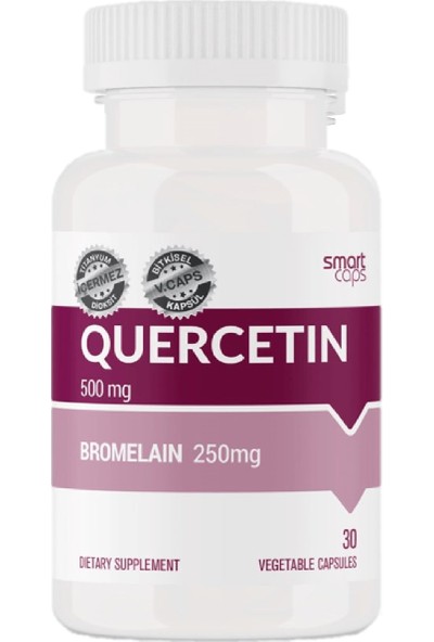 Smartcaps Quercetin 500 Mg 30 Kapsül Smartcaps Quercetin 500 Mg 30 Kapsül