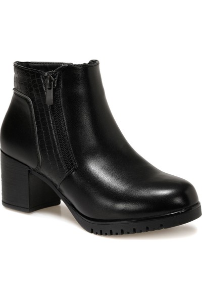 Travel Soft TRV1776K Siyah Kadın Topuklu Bot