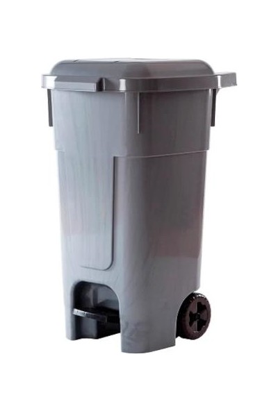 Violet Tekerlekli Çöp Arabası Gri 60 lt Violet Tekerlekli Çöp Arabası Gri 60 lt