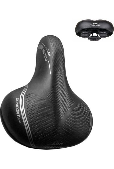 Selle San Marino Comfort Plus Elastomer Yaylı Geniş Sele SLE-306 Selle San Marino Comfort Plus Elastomer Yaylı Geniş Sele SLE-306