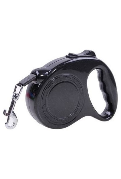 Nostaljik Lezzetler Kedi Köpek Gezgirme Tasması 5 Metre Siyah