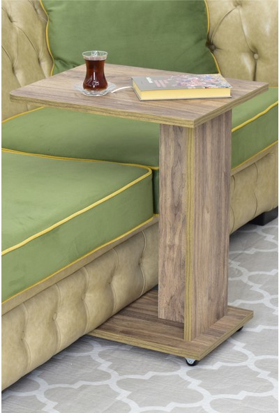 Vilinze Çok Amaçlı Tekerlekli Mdf C Sehpa Vilinze Çok Amaçlı Tekerlekli Mdf C Sehpa