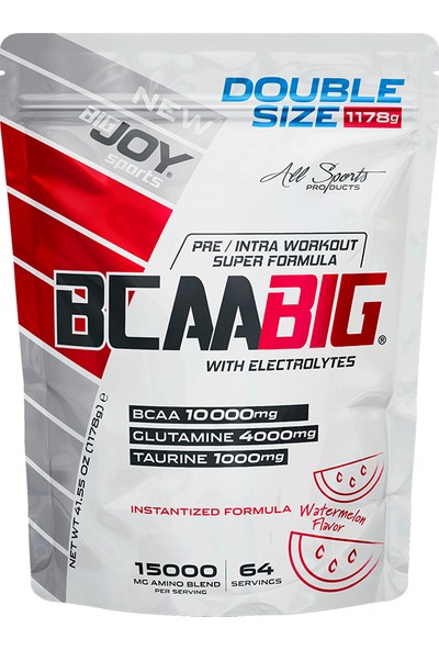 Bigjoy Sports Bcaabig Bcaa Glutamin Taurine Amino Asit Karpuz Aroma 1178g Bigjoy Sports Bcaabig Bcaa Glutamin Taurine Amino Asit Karpuz Aroma 1178g