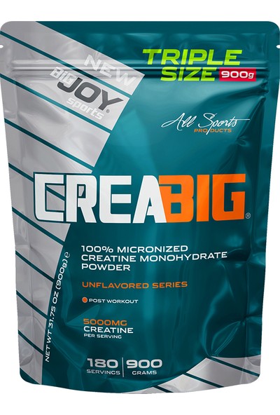 Bigjoy Sports Creabig Powder Creatine Monohydrate Micronized 900 gr Bigjoy Sports Creabig Powder Creatine Monohydrate Micronized 900 gr