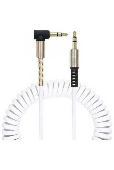 Tvet T38700 Aux Yatay L Tip Kablo Yaylı Ses Aktarım Kablosu - 1.8m